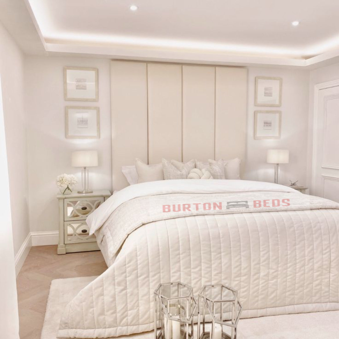 Luxury Arina Panelled Bed – Burtonbed